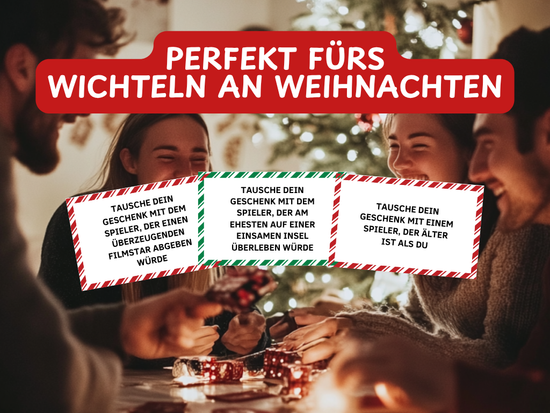 Weihnachtsspiel - Geschenke Wichteln Spiel – Tempme